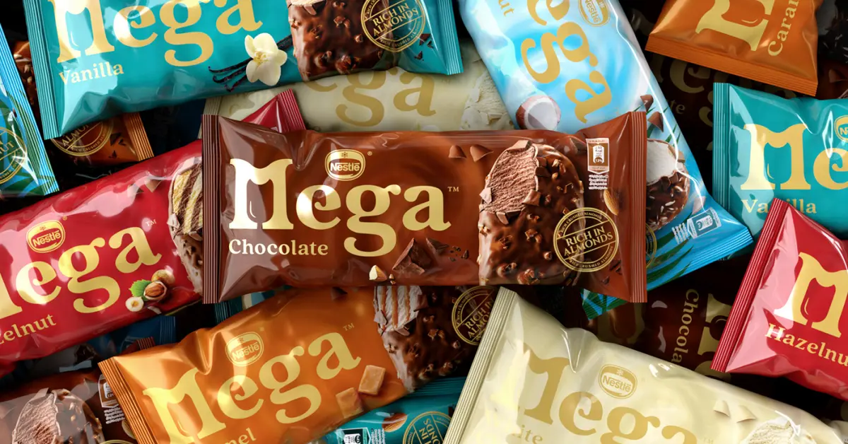 هل آيس كريم ميجا نستله Nestle Mega Ice Cream مقاطعة؟ نعم وإليك بديل آيس ...